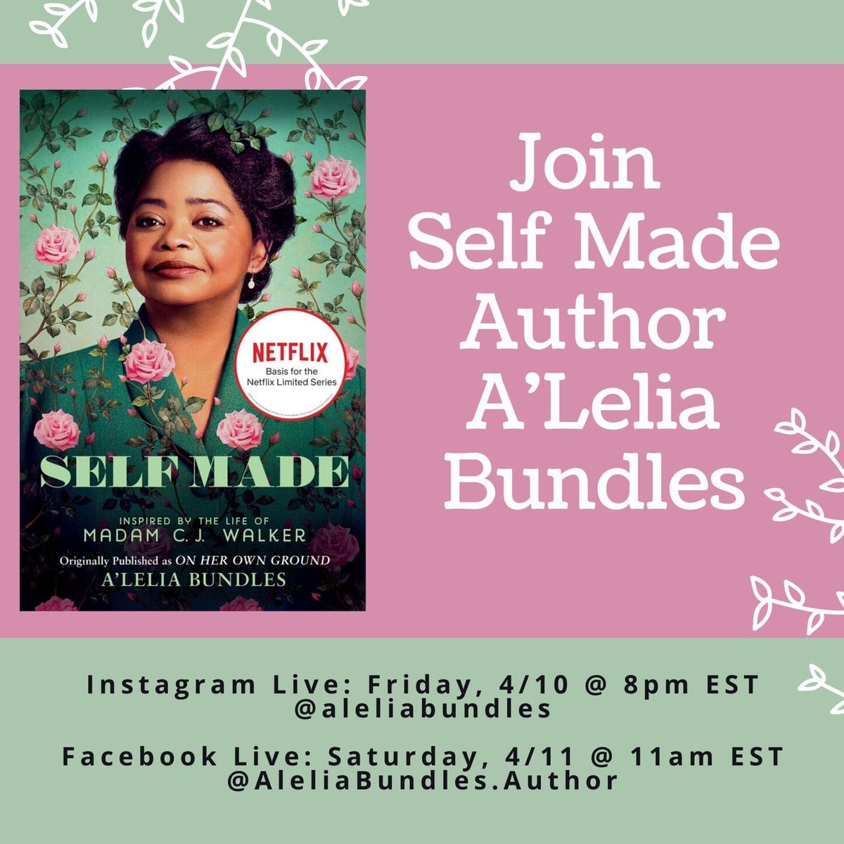 Fierce Fridays: Chat With A'Lelia Bundles About Madam C.J. Walker